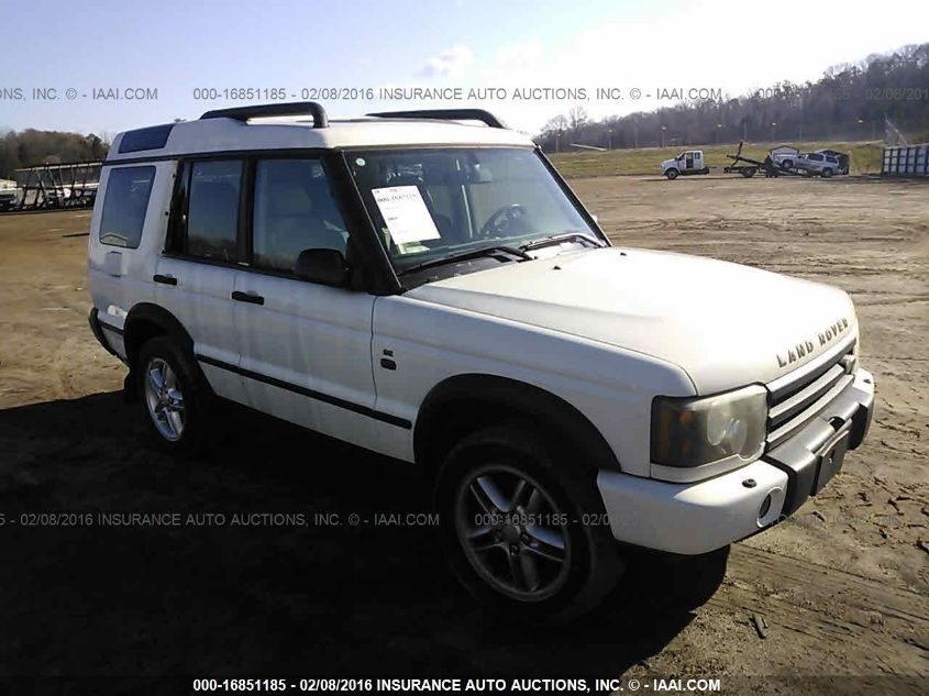 VIN: SALTY19414A833574 | LAND ROVER DISCOVERY 2004 car history - Stat.vin