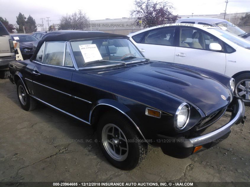 VIN: 124CS10135594 | FIAT SPIDER 124 1978 car history - Stat.vin