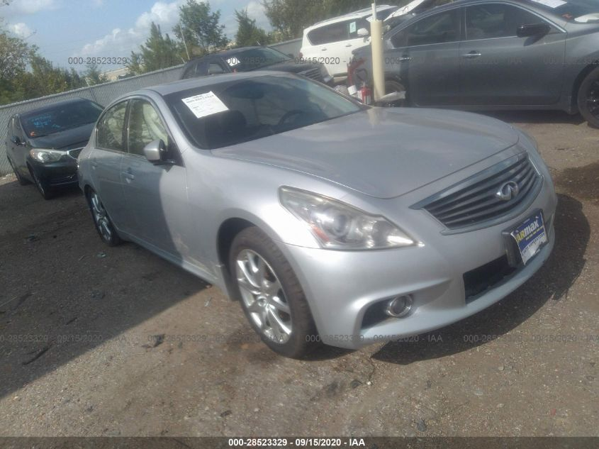 VIN: JN1CV6AR7DM753895 | INFINITI G37 SEDAN 2013 car history - Stat.vin
